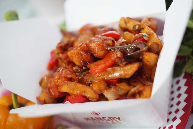 Hangry Fellas - Roti with a twist